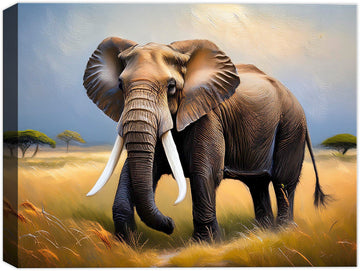 Elephant Paintings Wall Art