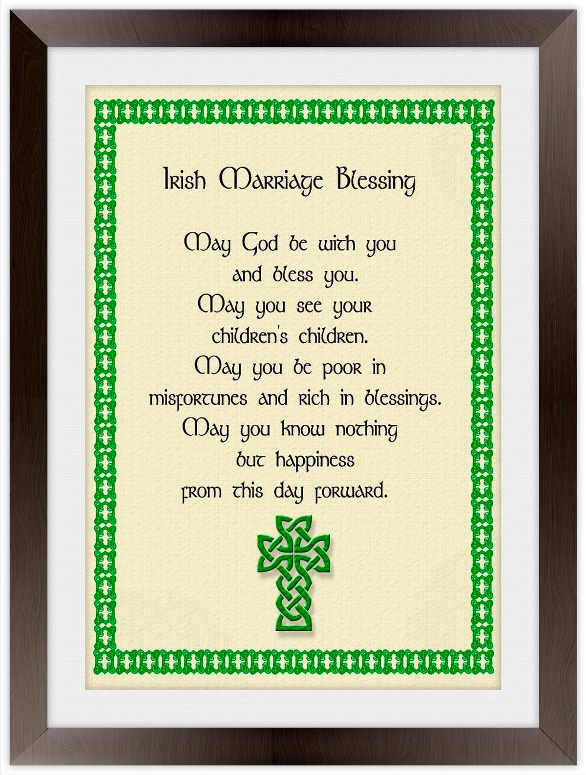 Irish Marriage Blessing - Inspirational Art – Canvas Art Plus